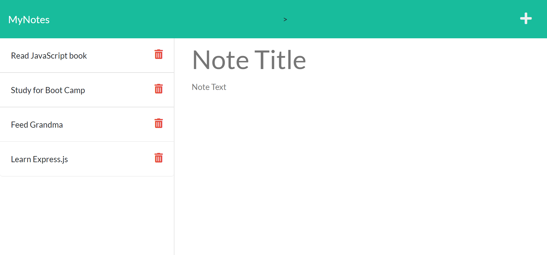 GitHub - doctordutch/MyNotes: MyNotes - Express.js Note Taking Application