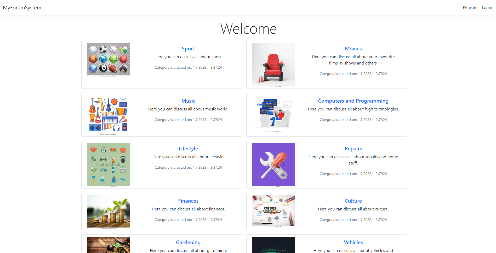 GitHub - BlagoKolev/MyForumSystem
