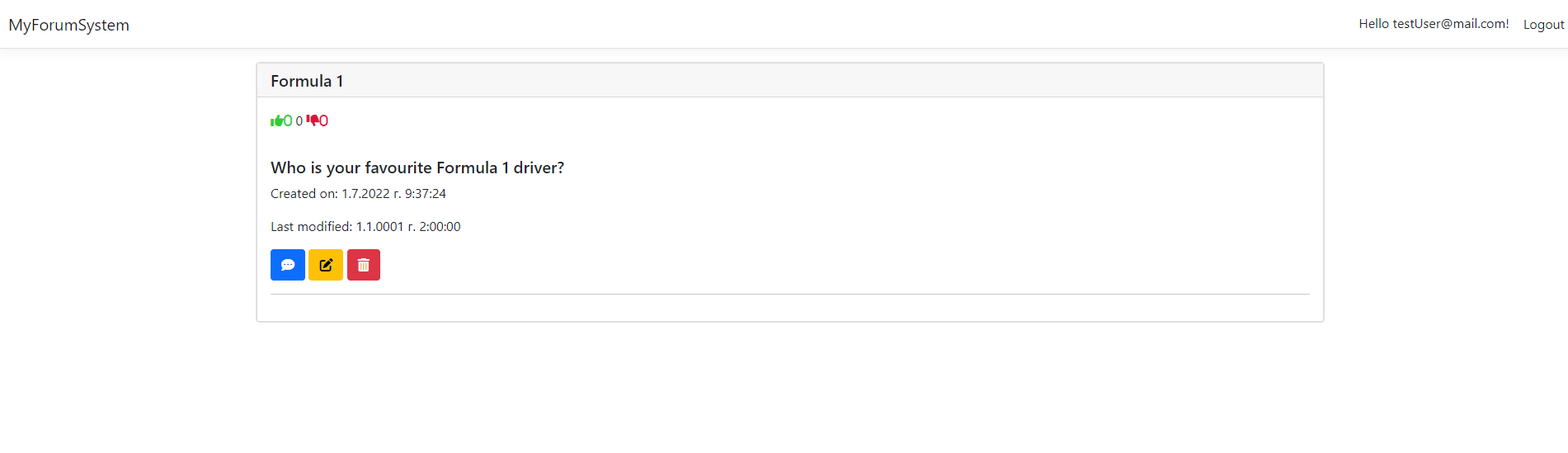 GitHub - BlagoKolev/MyForumSystem