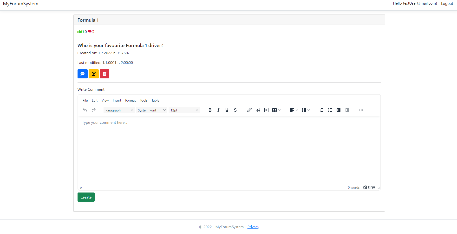 GitHub - BlagoKolev/MyForumSystem