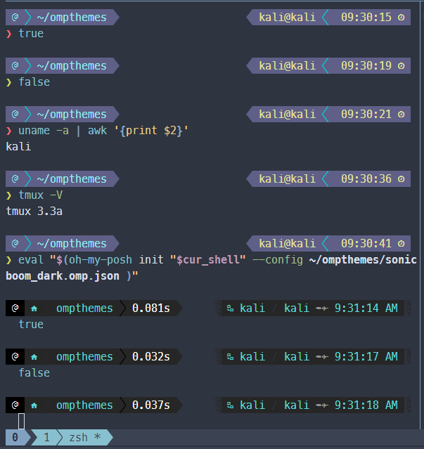 Sonicboom not perfectly working under tmux? · JanDeDobbeleer oh-my-posh · Discussion #2703 · GitHub