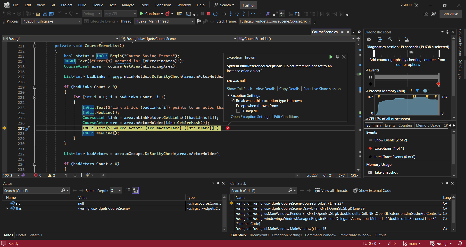 Deleting an object tied to a rotation controller, then saving the level will crash fushig ...