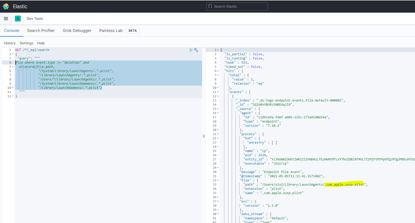 [New Rule] Creation of a Hidden Launch Agent or Daemon · Issue #796 · elastic/detection-rules ...