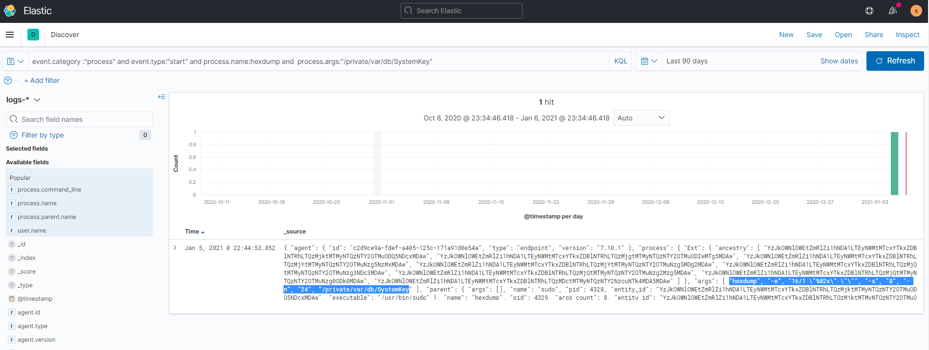 [New Rule] Access to SystemKey via Hexdump · Issue #814 · elastic/detection-rules · GitHub