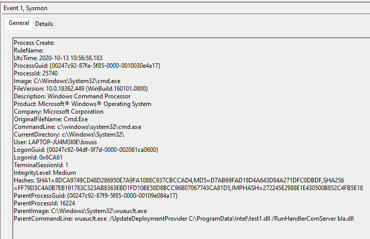 [New Rule] Loading an arbitrary DLL via Windows Update Client · Issue #365 · elastic/detection ...