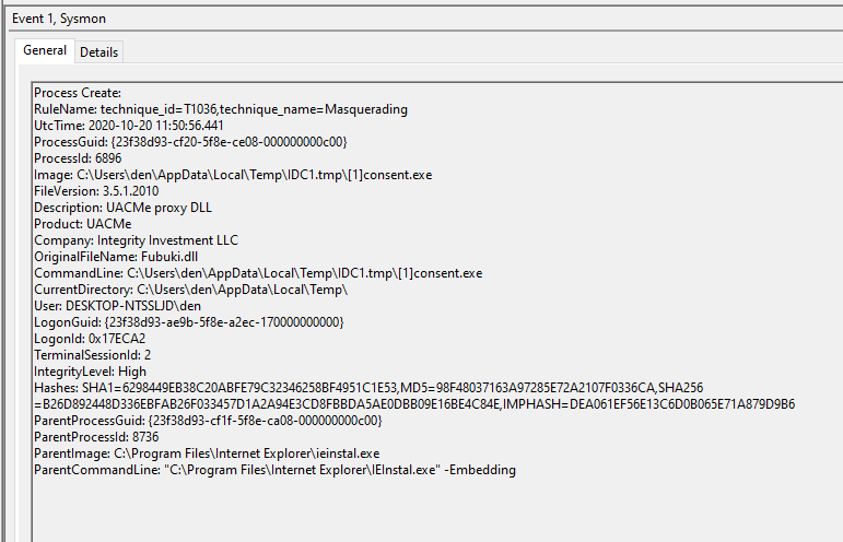 New Rule Uac Bypass Via Elevated Com Internet Explorer Add On