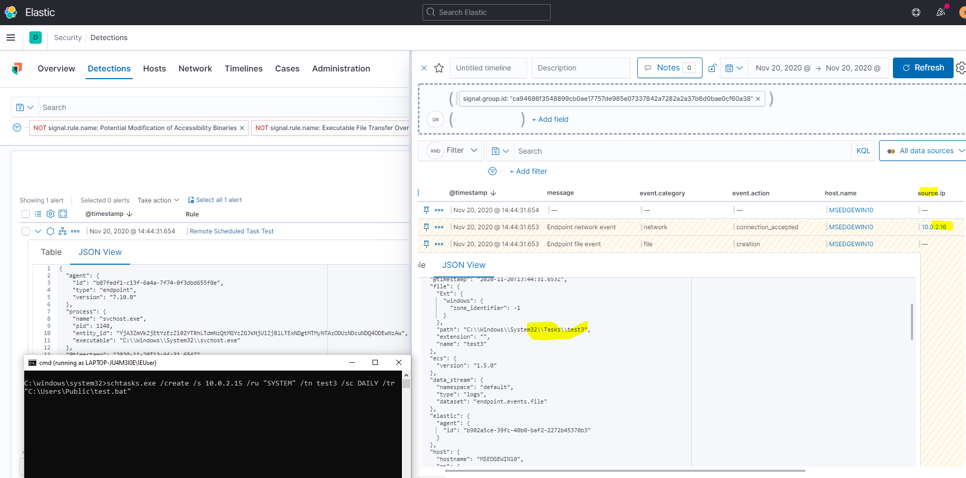 [New Rule] Remote Scheduled Task Modification · Issue #597 · elastic/detection-rules · GitHub