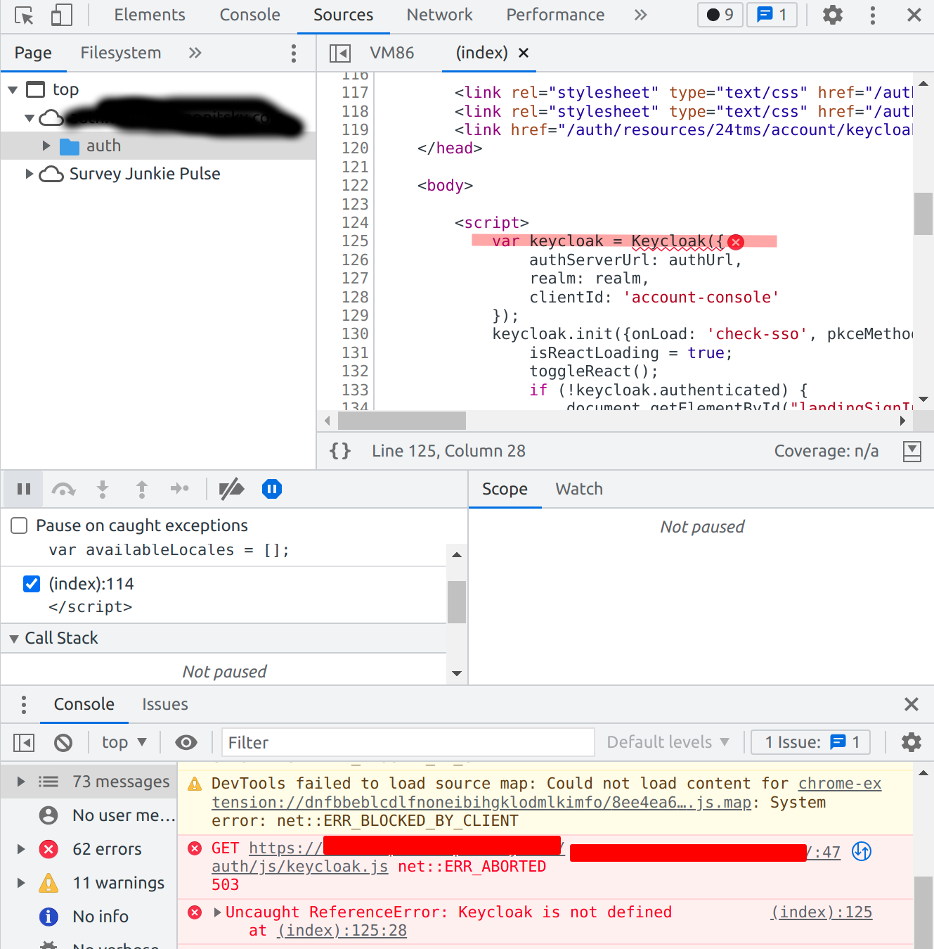 Error loading account console · Issue #10548 · keycloak/keycloak · GitHub