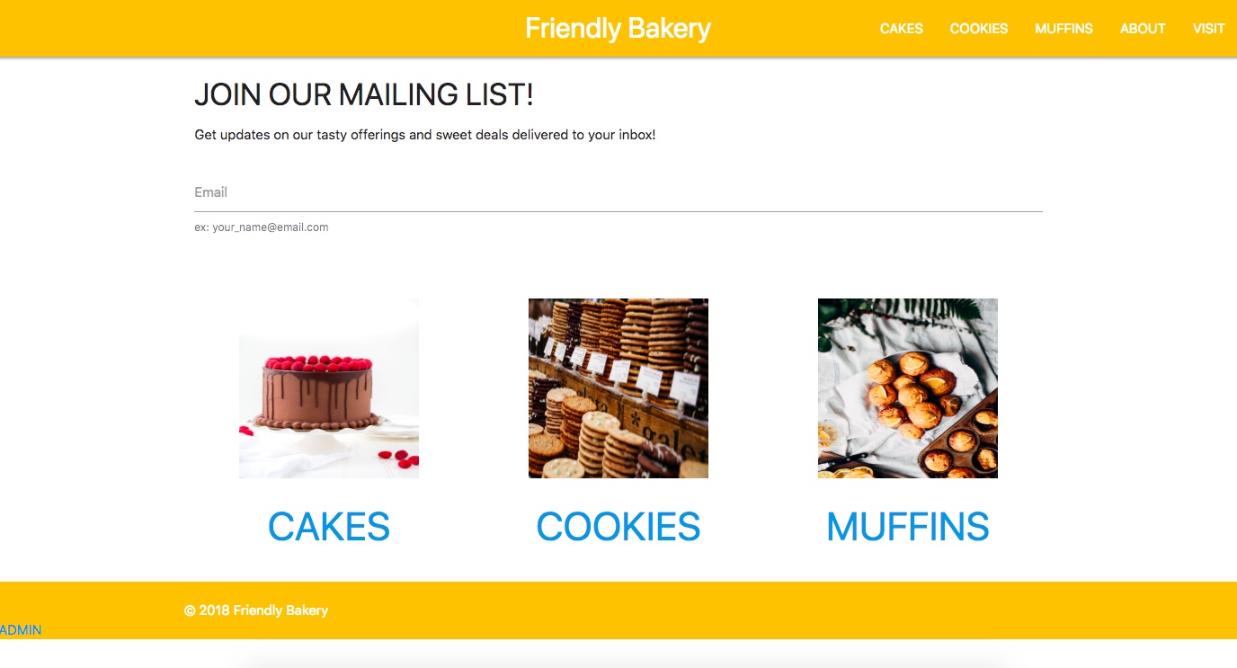 Github Ddanskin Bakery App App For A Fictional Bakery That Includes