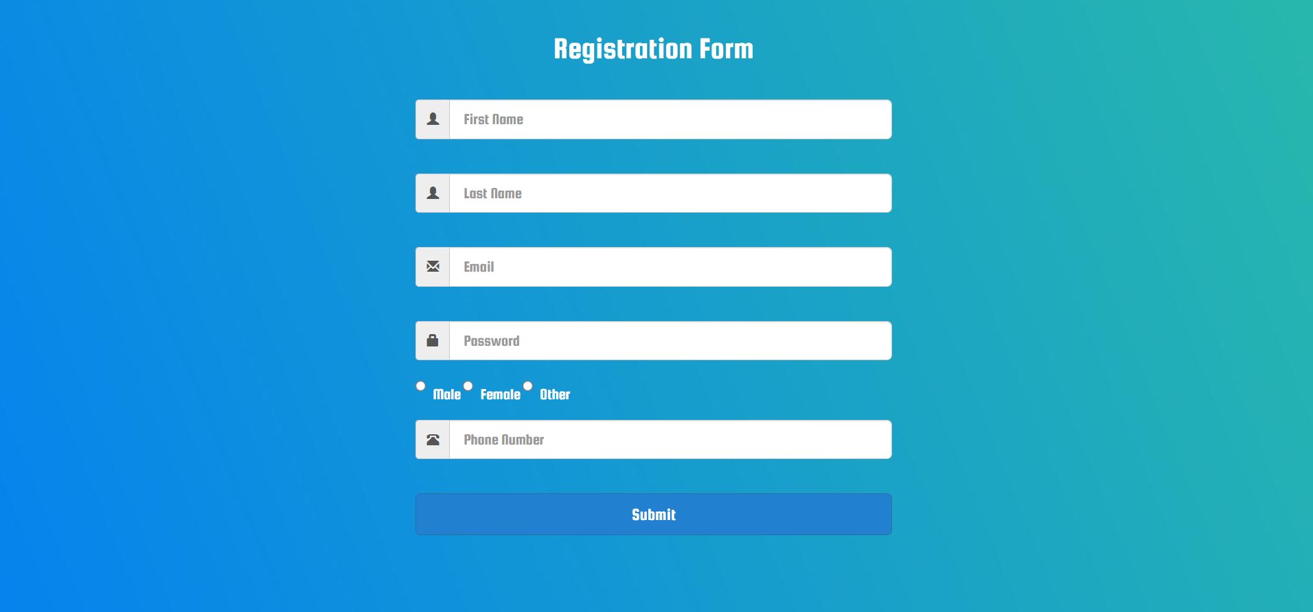 GitHub - skv06/User-Registration-Form: Web Development Project