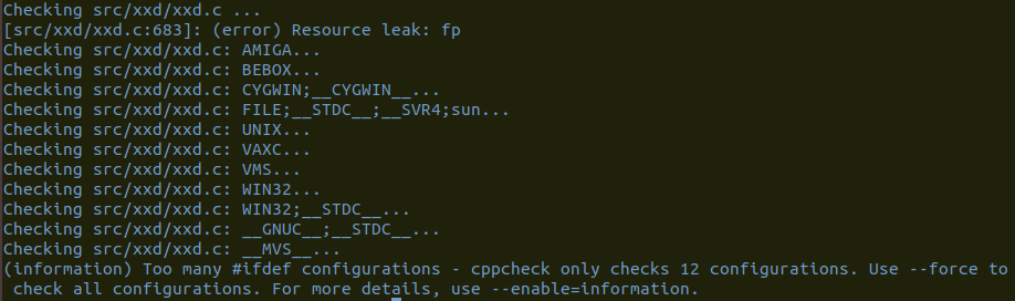 Resource Leak Found In File Srcxxdxxdc · Issue 5287 · Vimvim · Github