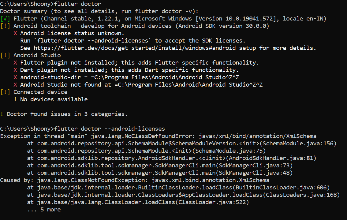 Can't use flutter after Android Studio update. Please help · Issue #68178 · flutter/flutter · GitHub
