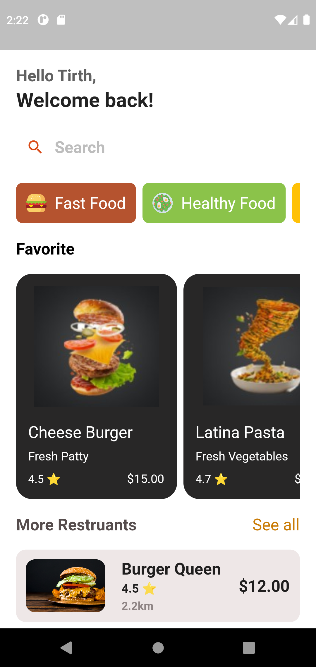GitHub - tirthkp/burger_app