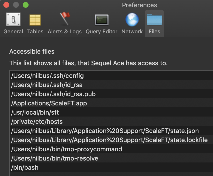 ScaleFT support · Issue #694 · Sequel-Ace/Sequel-Ace · GitHub