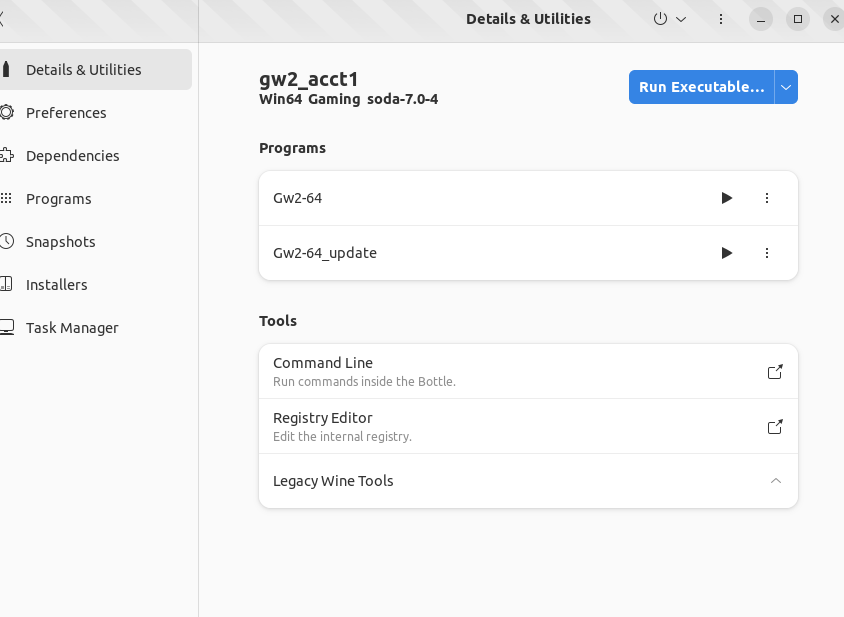 When adding a program via bottles-cli, name appears to be ignored (in favor of the executable ...