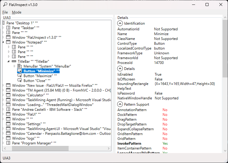 UIA3Automation.FromPoint gets a wrong element in Windows 11 Notepad · Issue #557 · FlaUI/FlaUI ...
