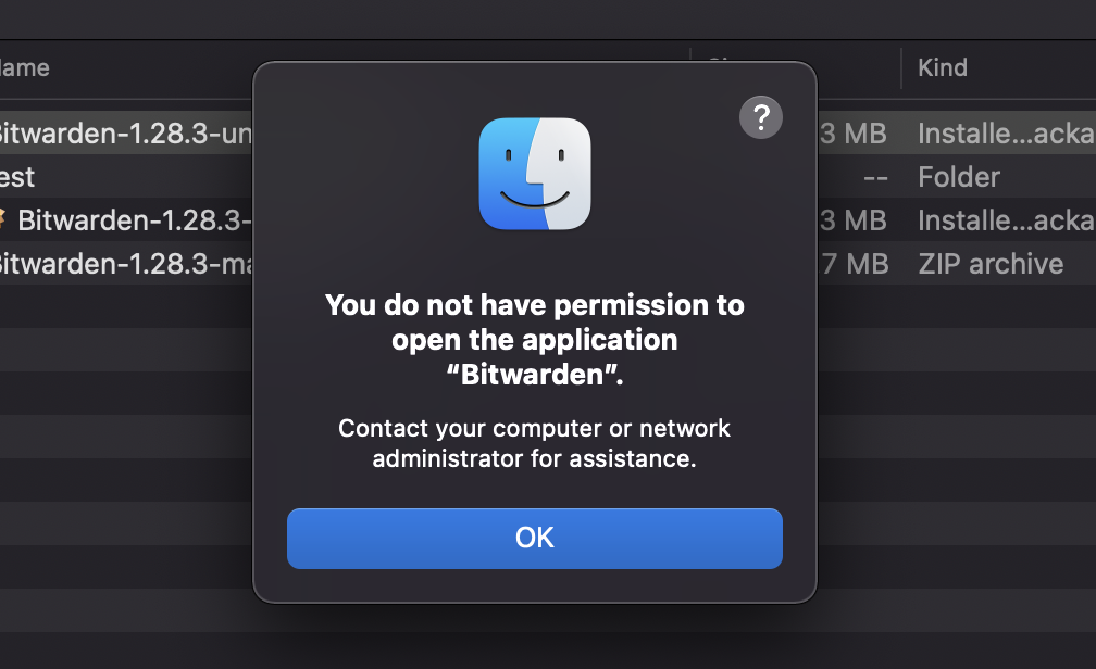 MacOS universal .pkg file + application cannot be opened once installed · Issue #1090 ...