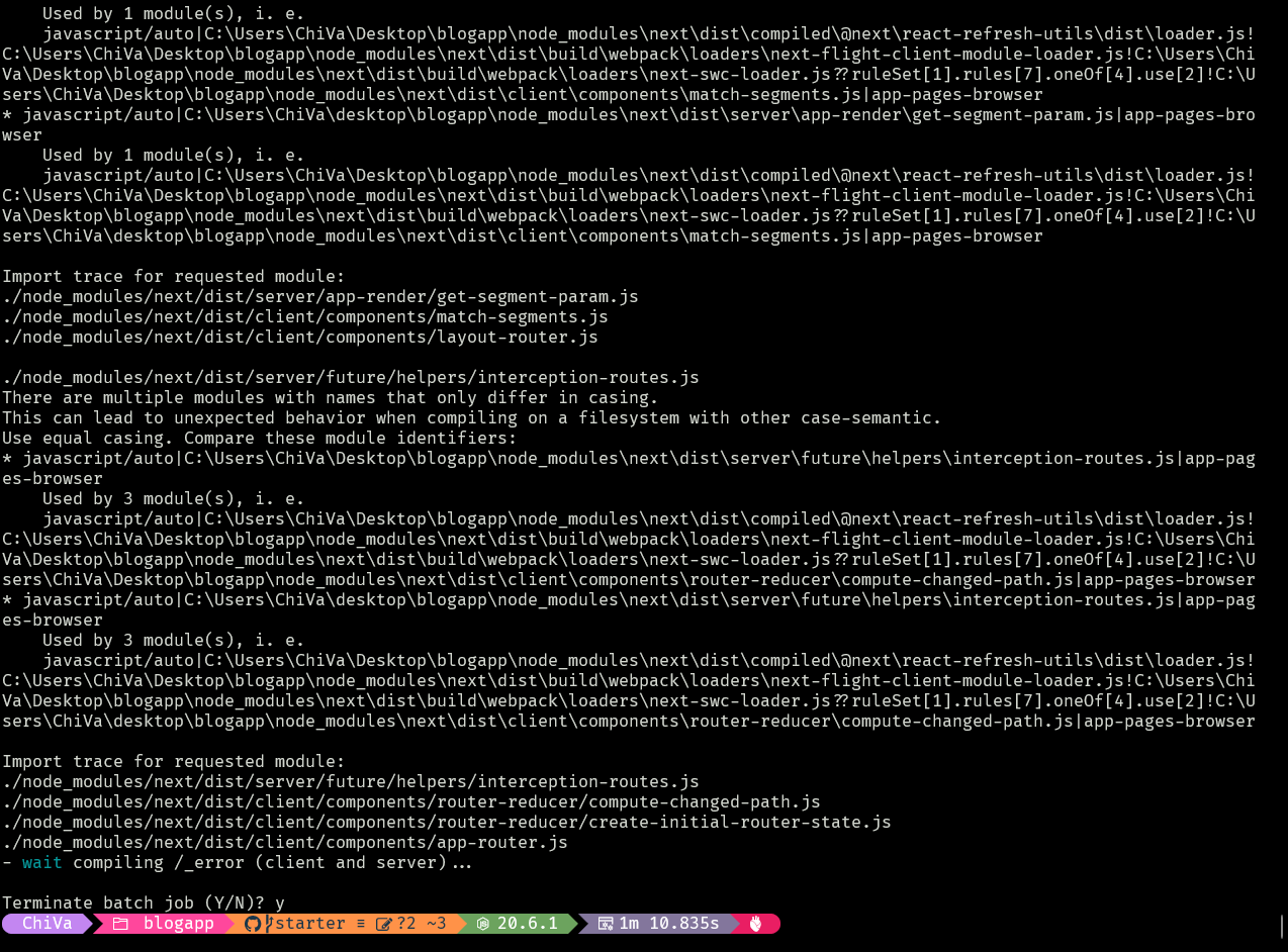 Import trace for requested module error even in new project · Issue #55329 · vercel/next.js · GitHub