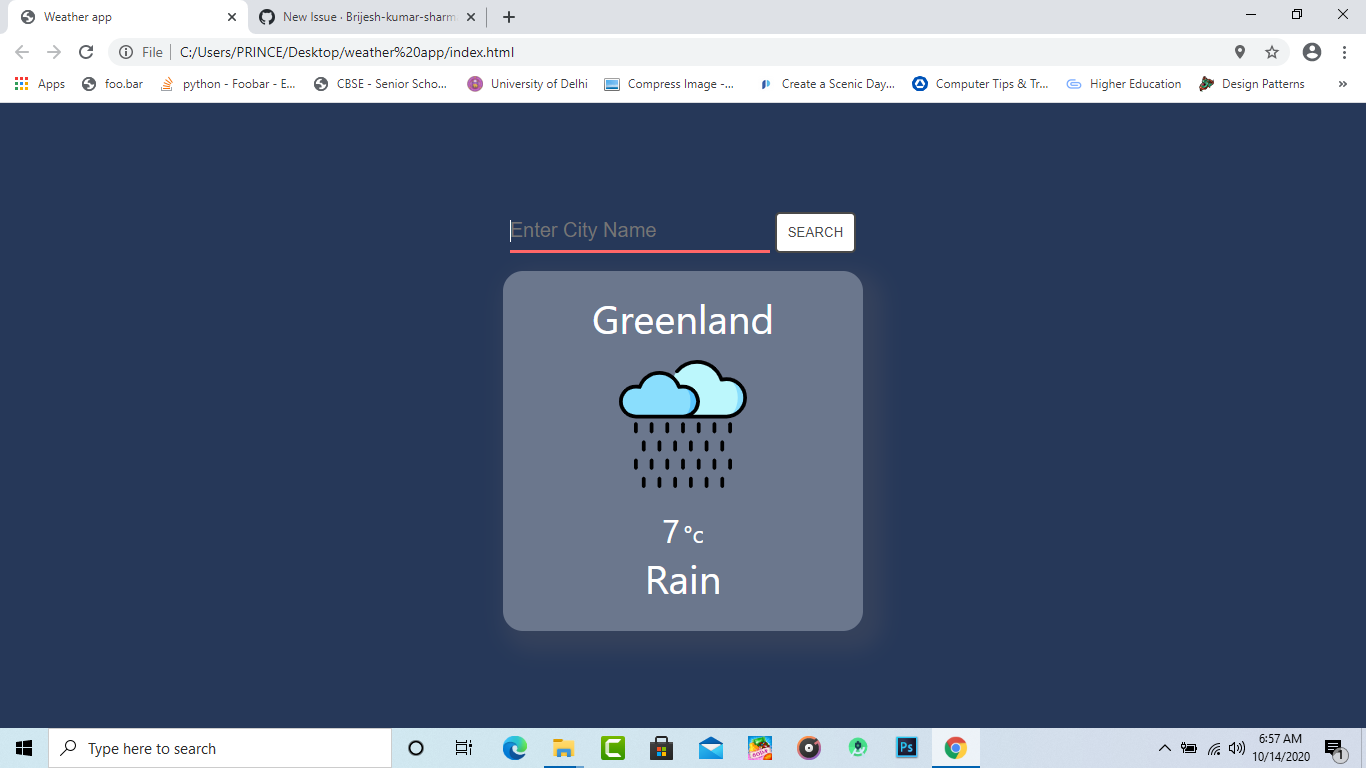GitHub - Brijesh-kumar-sharma/WeatherApp: This weather app is by the ...