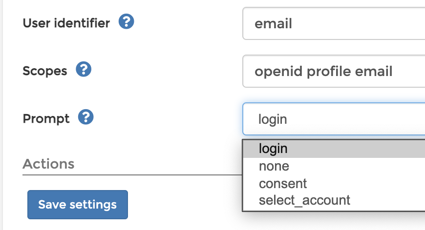 Expose OIDC "prompt" option in OAuth configuration · Issue #4693 ...
