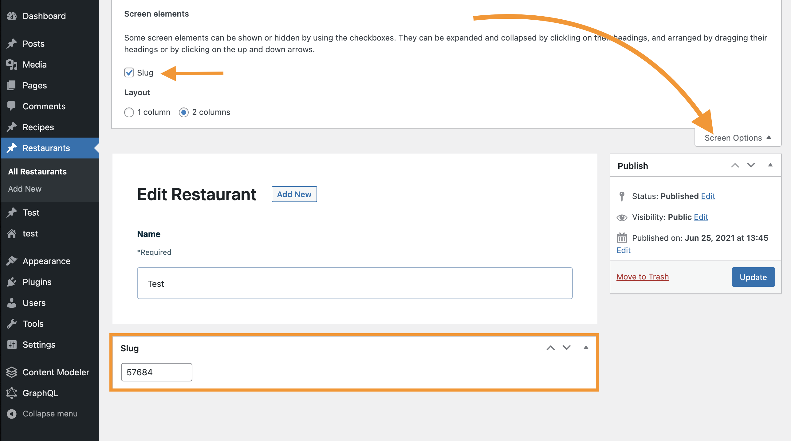 Option for content slug instead of ID · Issue #192 · wpengine/atlas-content-modeler · GitHub