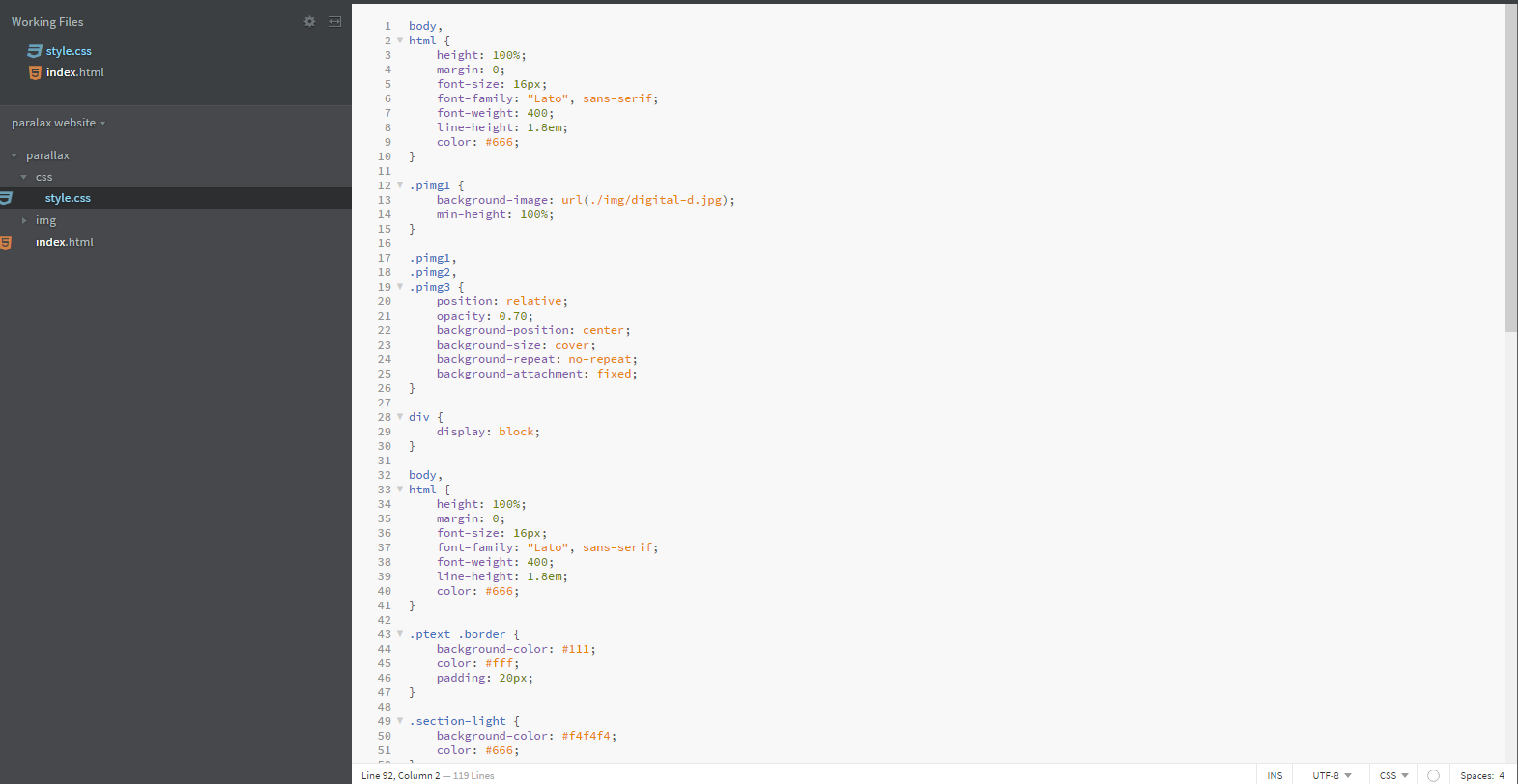 CSS is not applying when live previewing. · Issue #15140 · adobe/brackets · GitHub