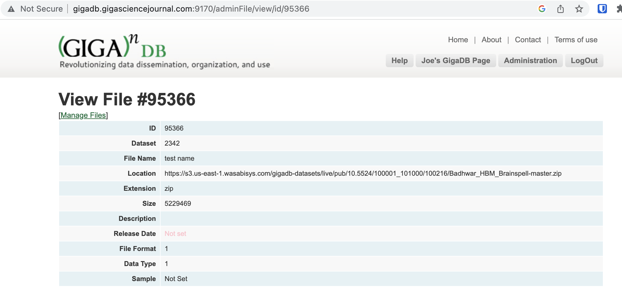 file path / location length in admin pages needs to be extended · Issue #1174 · gigascience ...
