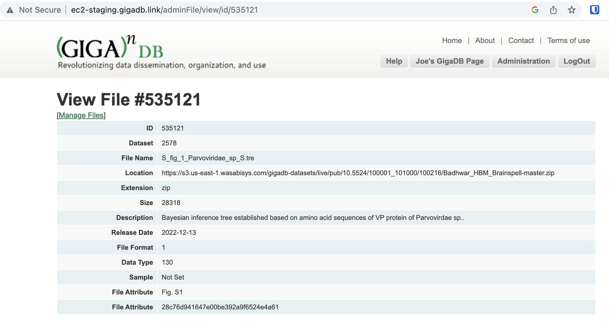 file path / location length in admin pages needs to be extended · Issue #1174 · gigascience ...