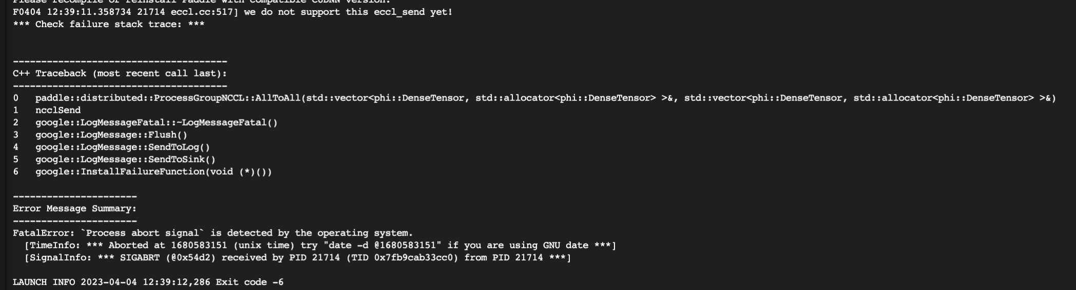 Moe 多卡报错 · Issue #52504 · PaddlePaddle/Paddle · GitHub