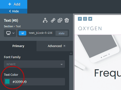 Color Wheel not available · Issue #1433 · soflyy/oxygen-bugs-and-features · GitHub