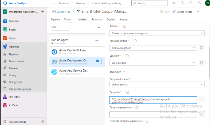 Key Vault template: CD pipeline does not work · Issue #542 · microsoft ...