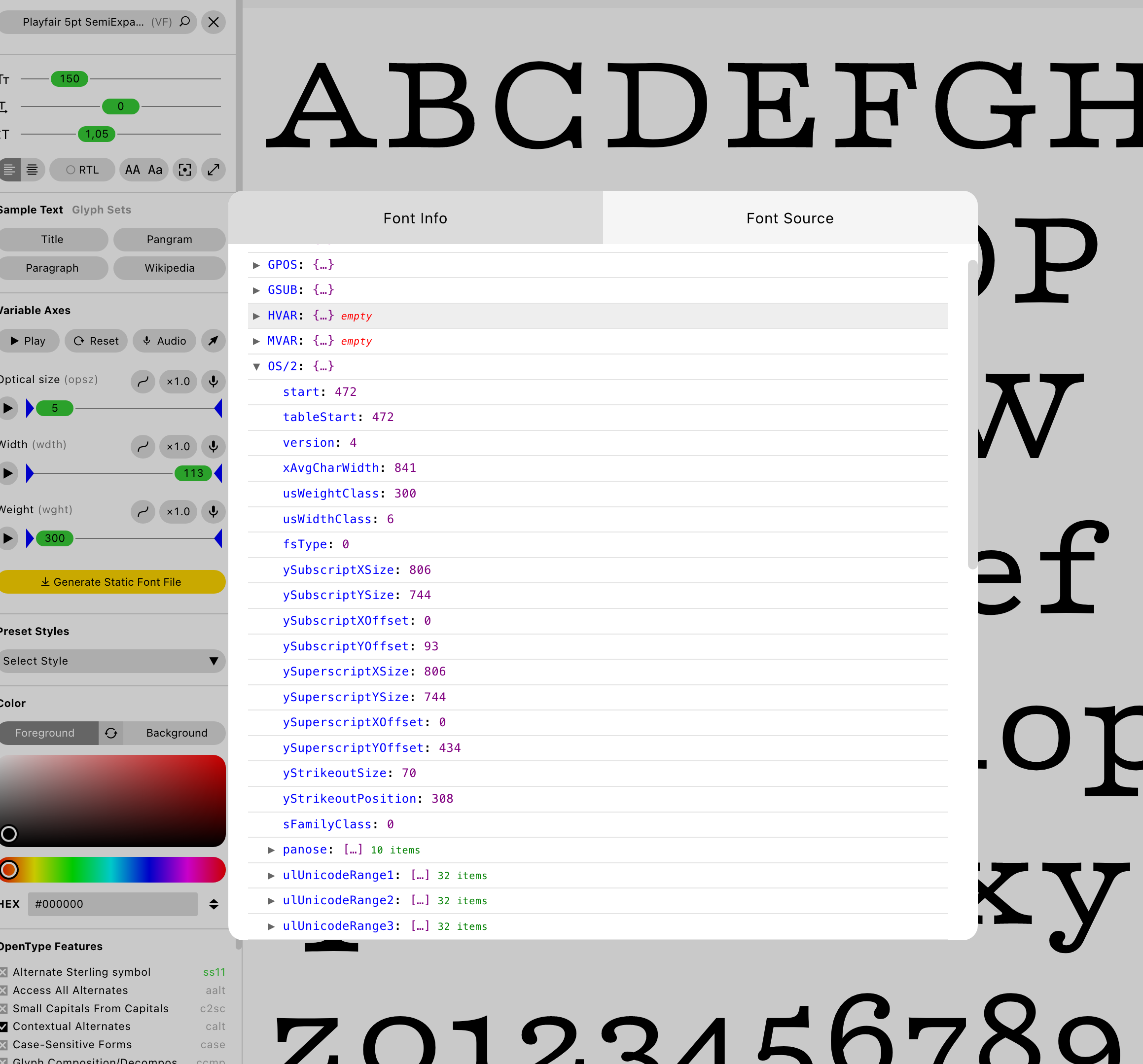 Fail Checking Os 2 Usweightclass Fixed In Roman But Not In Italic · Issue 4113 · Fonttools