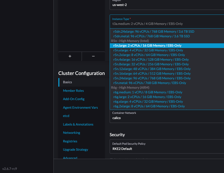 Add support for AWS ec2 r5a and r5n instance types for Rancher 2.x · Issue #6211 · rancher ...