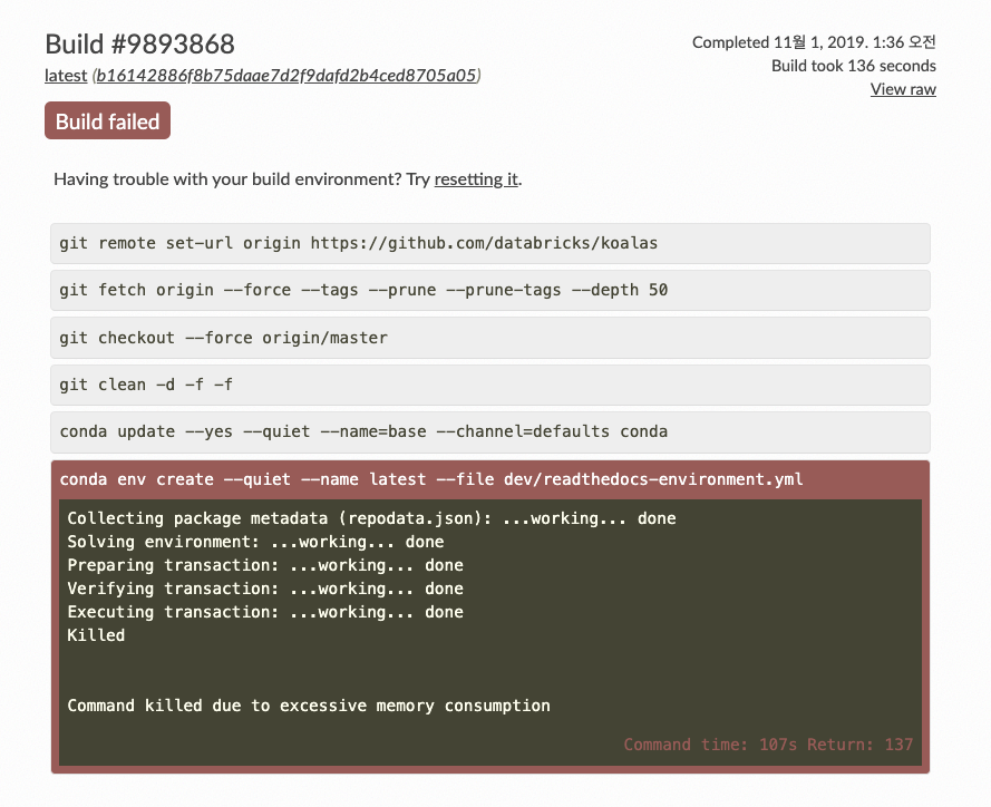 Command killed due to excessive memory consumption · Issue #6350 · readthedocs/readthedocs.org ...