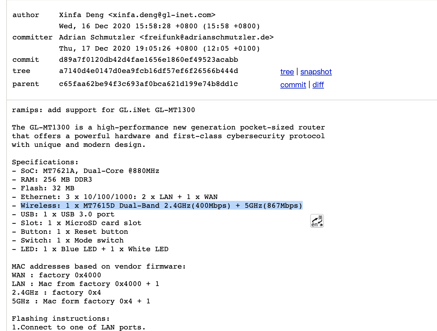 最新编译的mt1300固件 无线网络用不了 · Issue 6272 · Coolsnowwolf Lede · Github
