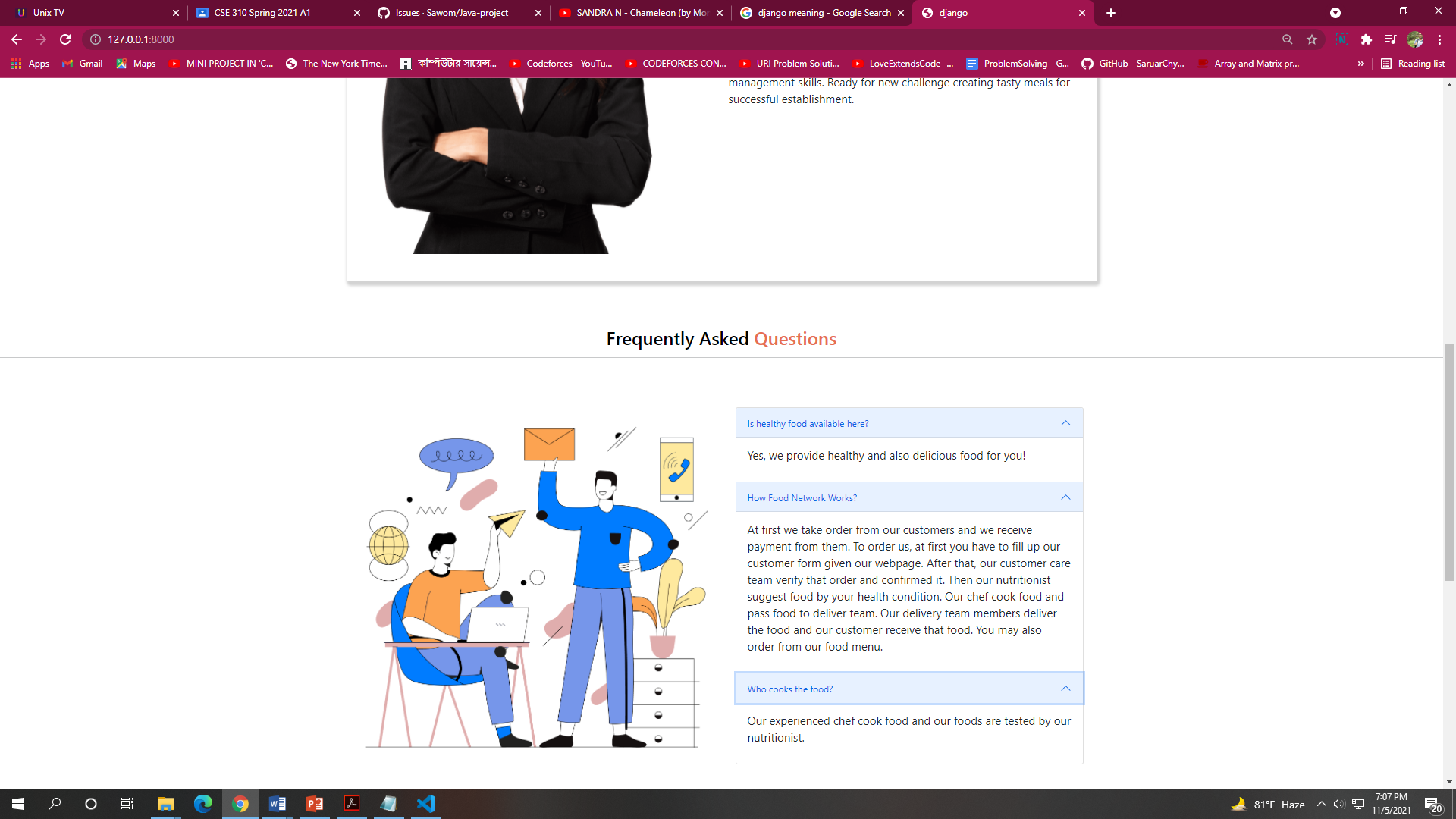 GitHub - Sawom/FoodNetwork_DjangoProject