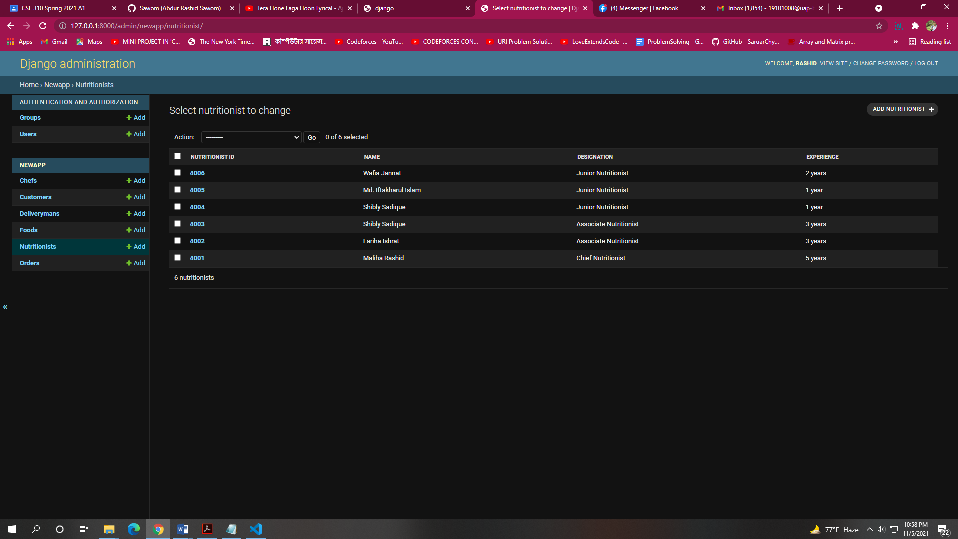 GitHub - Sawom/FoodNetwork_DjangoProject