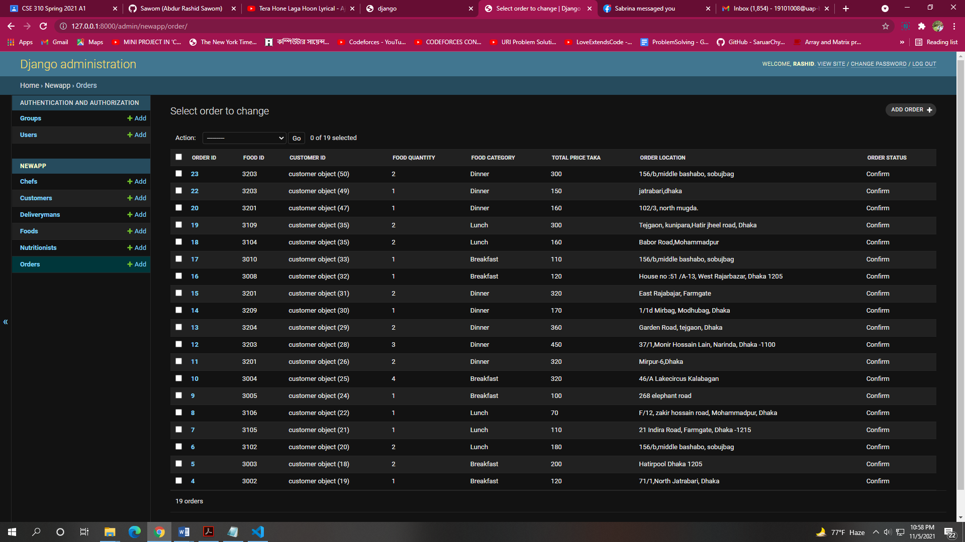 GitHub - Sawom/FoodNetwork_DjangoProject