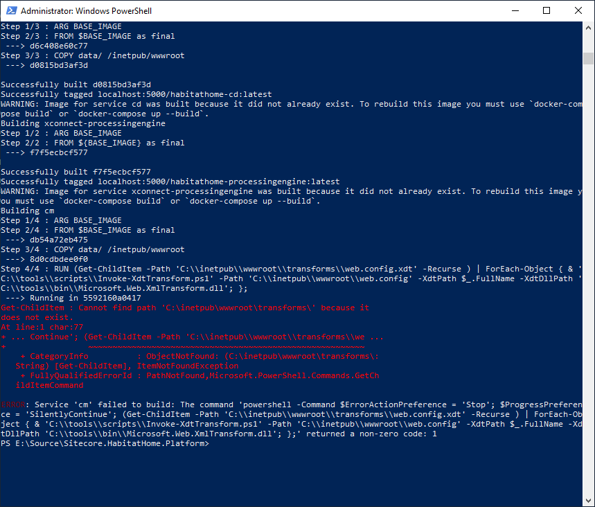 Could not use images from sitecore\docker-images · Issue #177 · Sitecore/Sitecore.Demo.Platform ...