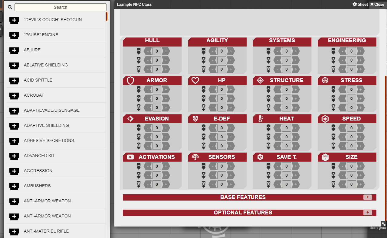 [BUG] Cannot add features to NPC Classes · Issue #110 · Eranziel ...