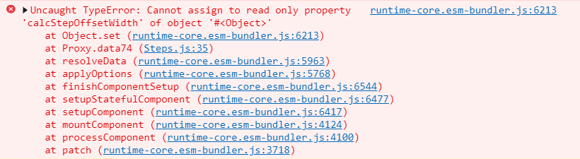 Carousel And Steps Components Report Errors · Issue 3728 · Vuecomponentant Design Vue · Github