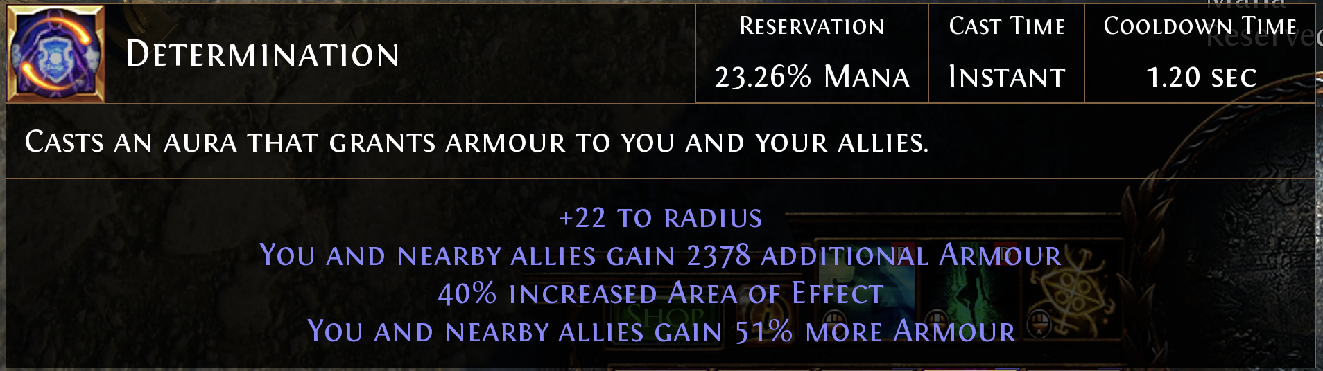 Reserved Mana calculation for Determination not correct · Issue #5902 · PathOfBuildingCommunity ...