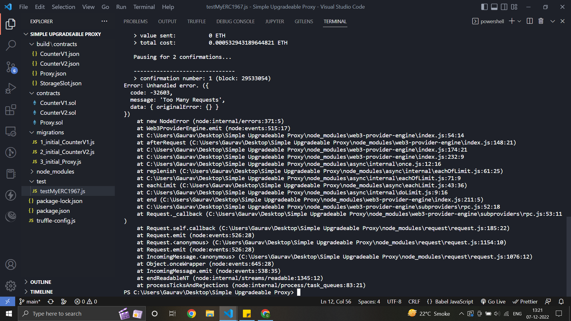 Truffle unable to deploy to polygon mumbai · Issue #5762 · trufflesuite/truffle · GitHub