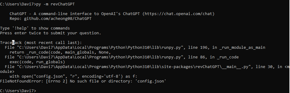 Login error on windows · Issue #117 · acheong08/ChatGPT · GitHub