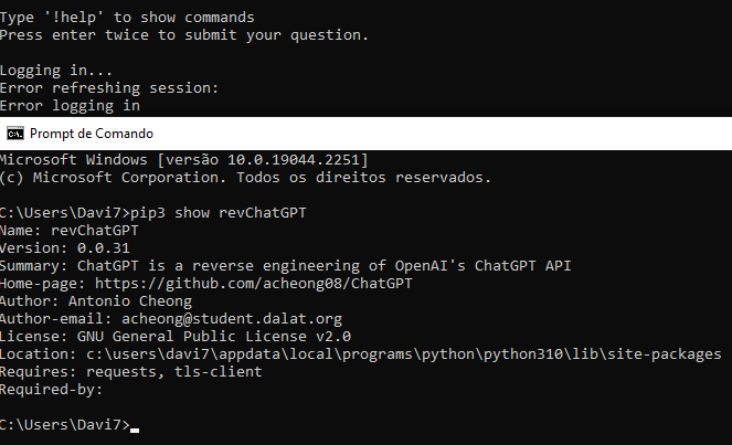 Login error on windows · Issue #117 · acheong08/ChatGPT · GitHub