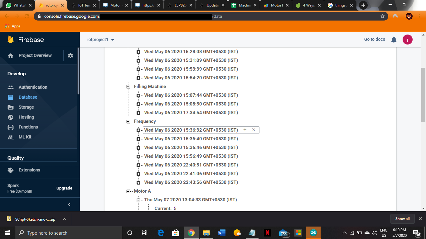 Sync a Google Sheets spreadsheet to a Firebase Realtime database · GitHub