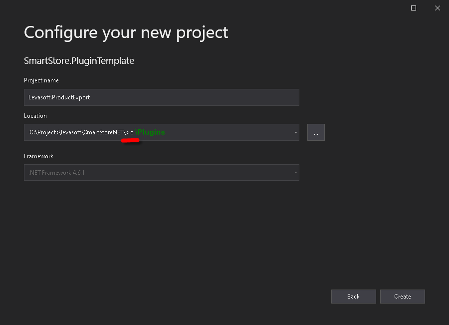 VS Extension -> \Plugins Sub Path missing · Issue #2139 · smartstore/SmartStoreNET · GitHub