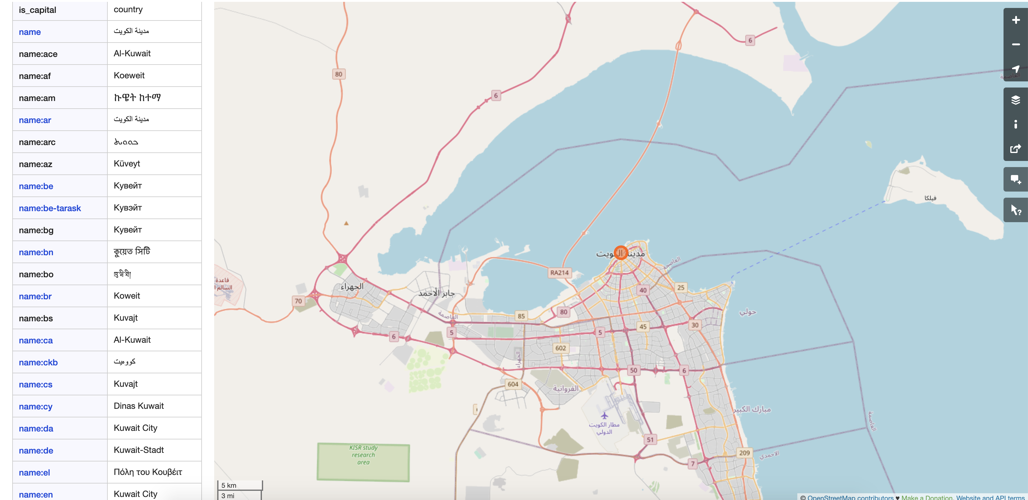 10m populated places: Request to update name for Kuwait City · Issue ...