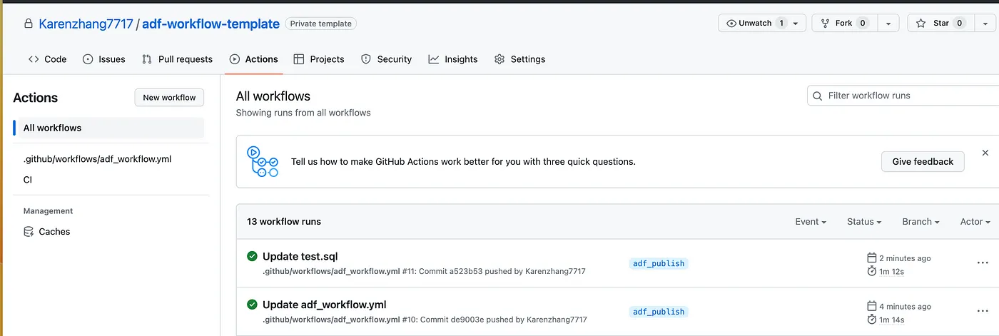 GitHub - Karenzhang7717/adf-workflow-template